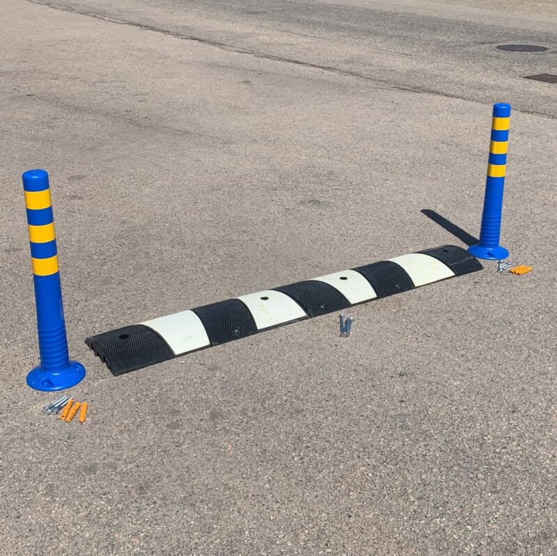 Farthinder i gummi, hållbart och effektivt. Snabb leverans och bästa priset