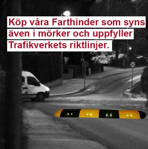 Farthinder i gummi, hållbart och effektivt. Snabb leverans och bästa priset